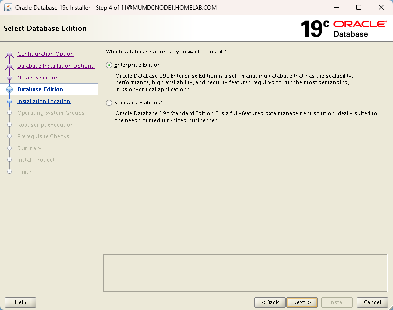 Oracle 19c Database Creation on RHEL 8.10 - LabMice Documentation